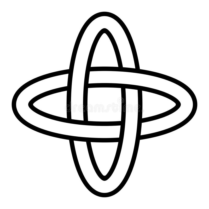 Interwoven Infinity, Timeless Celtic Knot Symbol of Eternity Stock ...