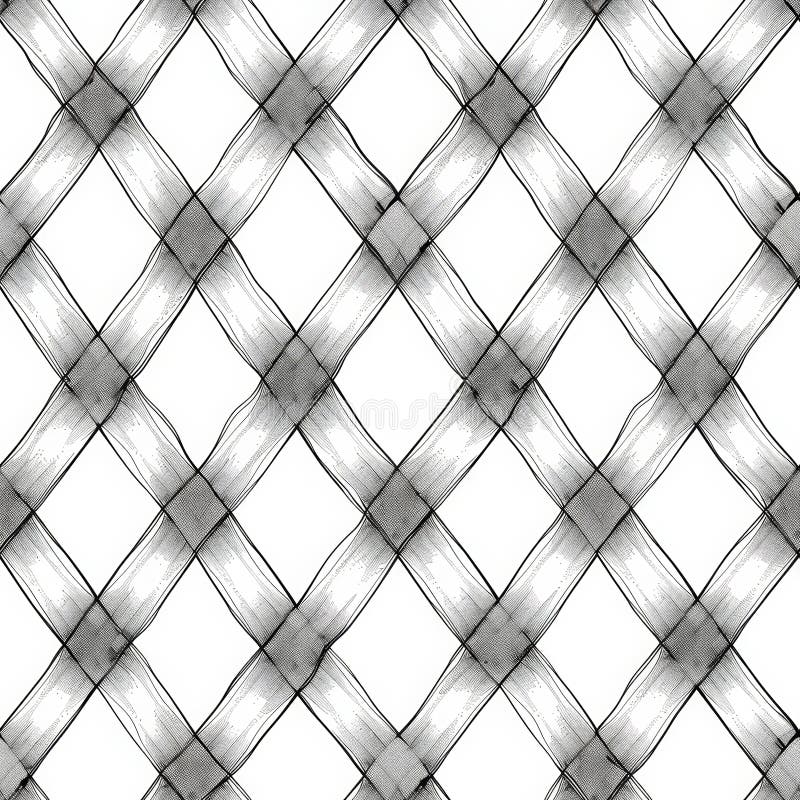 Interwoven Lines Create a Textured Pattern on a White Background Stock ...