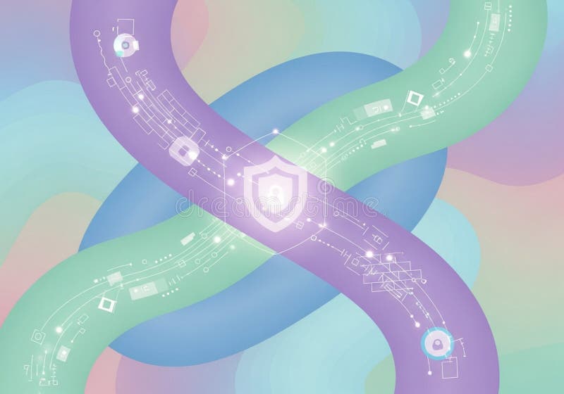 Interwoven Gradient Bands Stock Illustrations – 86 Interwoven Gradient ...