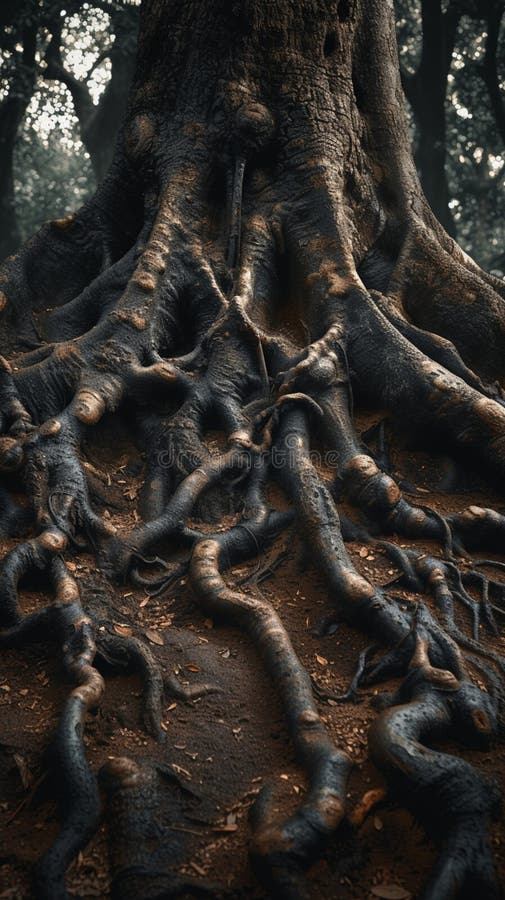 Interwoven Roots and Branches Form Ancient Beauty in Natures Tapestry ...