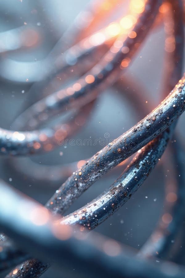 Interwoven Silver Strands, Creating a Dynamic, Abstract Background ...