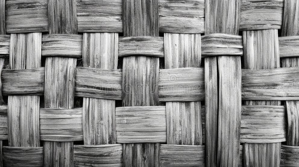 Interwoven Wooden Strips Form a Complex Pattern Stock Illustration ...