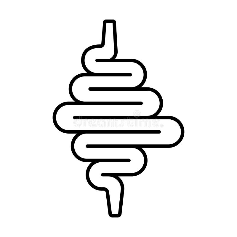 Intestines Icon Vector Design Template Stock Vector - Illustration of ...