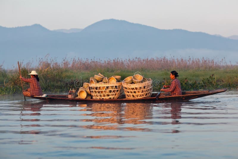 Intha Tribe People in Myanmar Editorial Stock Image - Image of kayan ...