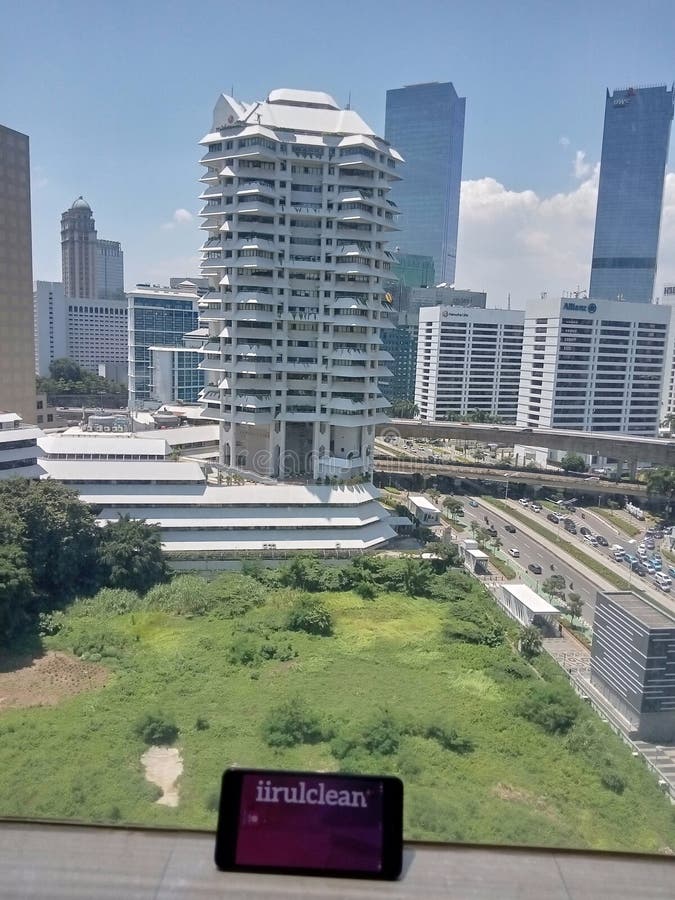 Intiland in Jakarta city editorial image. Image of downtown - 265622575