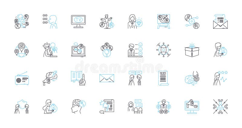 Intimate Bond Linear Icons Set. Love, Trust, Connection, Affection ...
