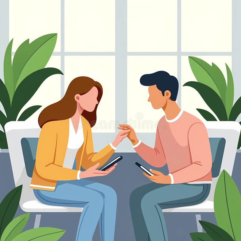 Intimate Conversation with Nature: Two Friends Discussing a Project ...