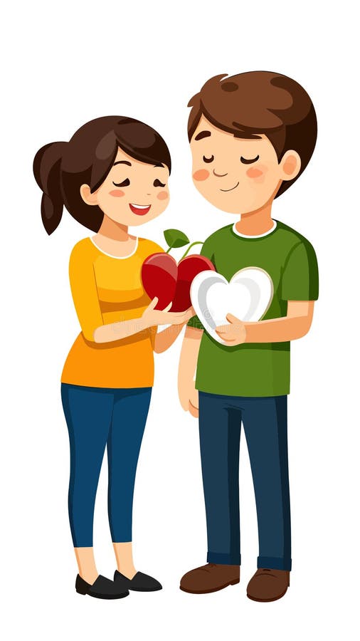 Illustrations of Intimate Couples of Young Men and Girls, Romantic ... Illustrations of Intimate Couples of Young Men and Girls, Romantic ...
