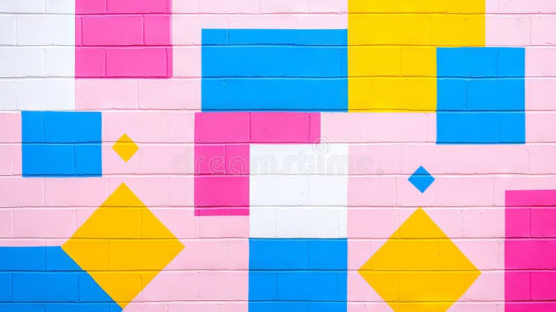 An Intimate Depiction of Intersecting Shapes with Striking Colors and ...