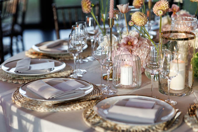 Event interior detail stock photo. Image of intimate - 314979512