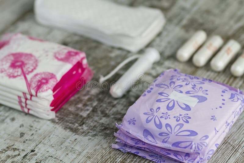 Feminine Hygiene items stock image. Image of intimate - 208900539