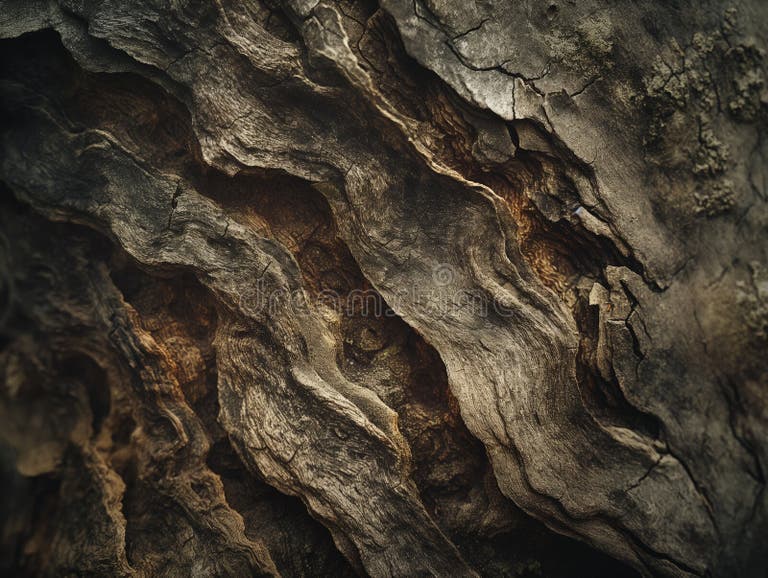 Textured Tree Bark Close-Up Stock Photo - Image of tactile, surface ...