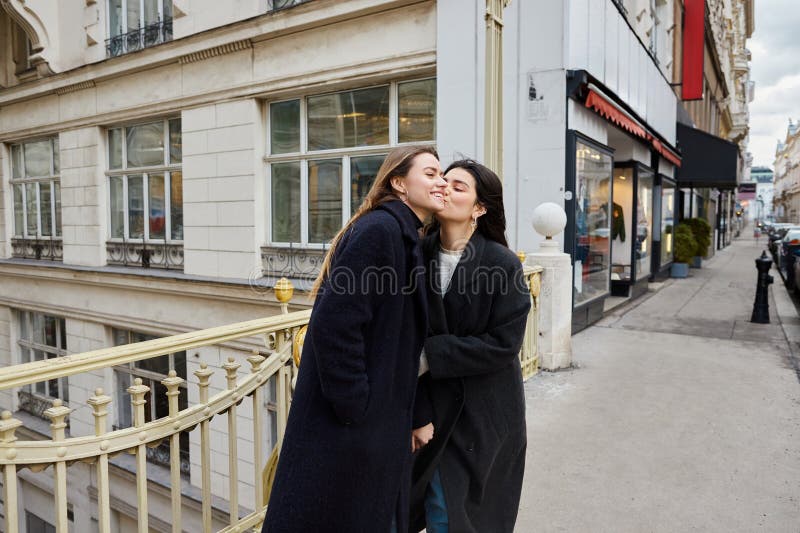 Intimate Moment Of Happy Lesbian Women Stock Image Image Of Together Relationship 312624051