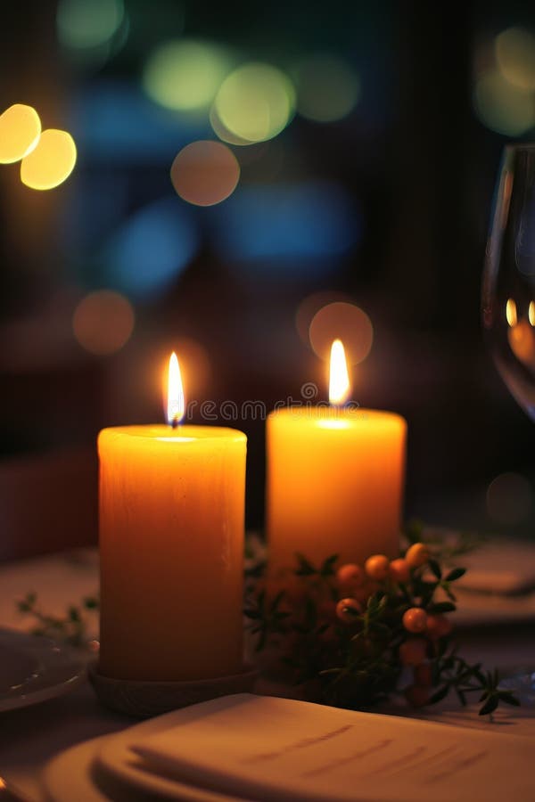 Intimate Moments Illuminated by Soft Candlelight for Advertising ...