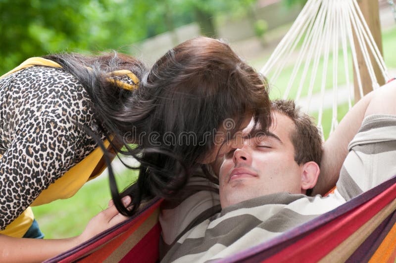 Beautiful Woman Bending Over Kissing Stock Photos - Free & Royalty-Free ...