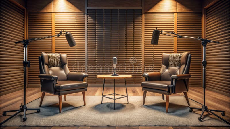 Intimate Podcast Recording Studio Ideal Space for Storytelling and ...
