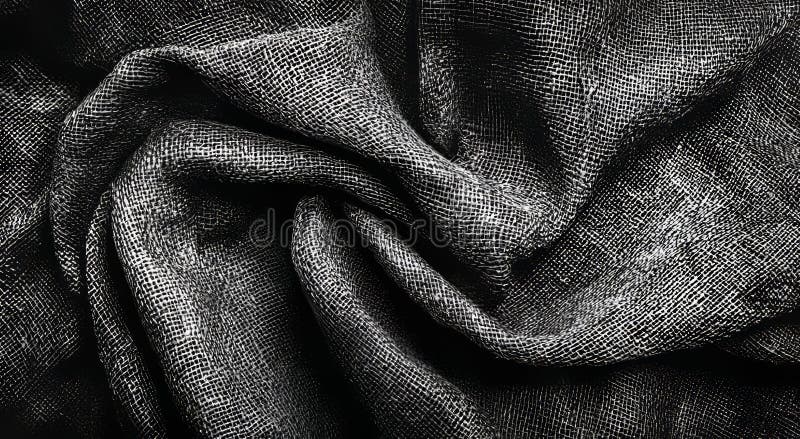An Intimate View of Fabric, Highlighting Its Textured Pattern Along ...