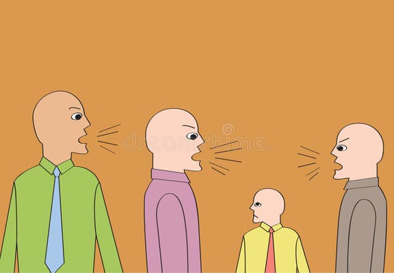 Intimidated Businessman stock vector. Illustration of deal - 20390086