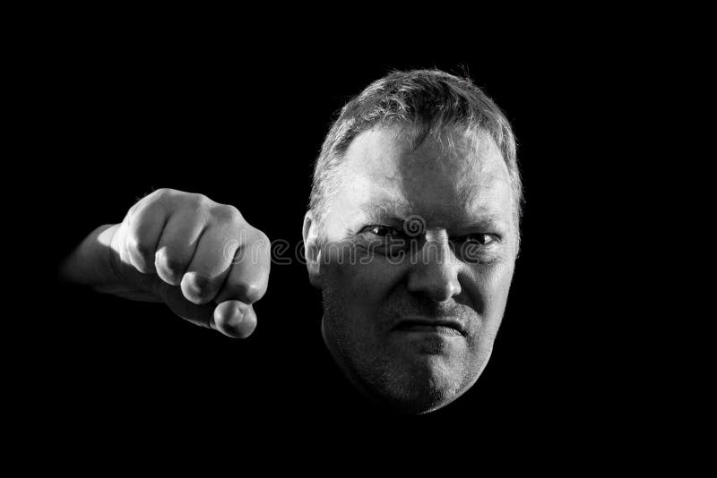 Intimidating looking man stock photo. Image of fighter - 100942026