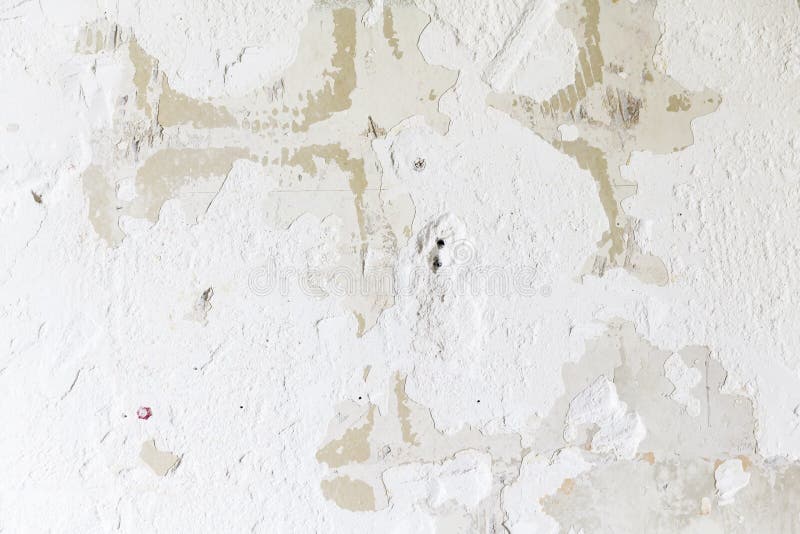 Intonaco Bianco Stracciato Strutturato Con Deformazione Del Foro ...