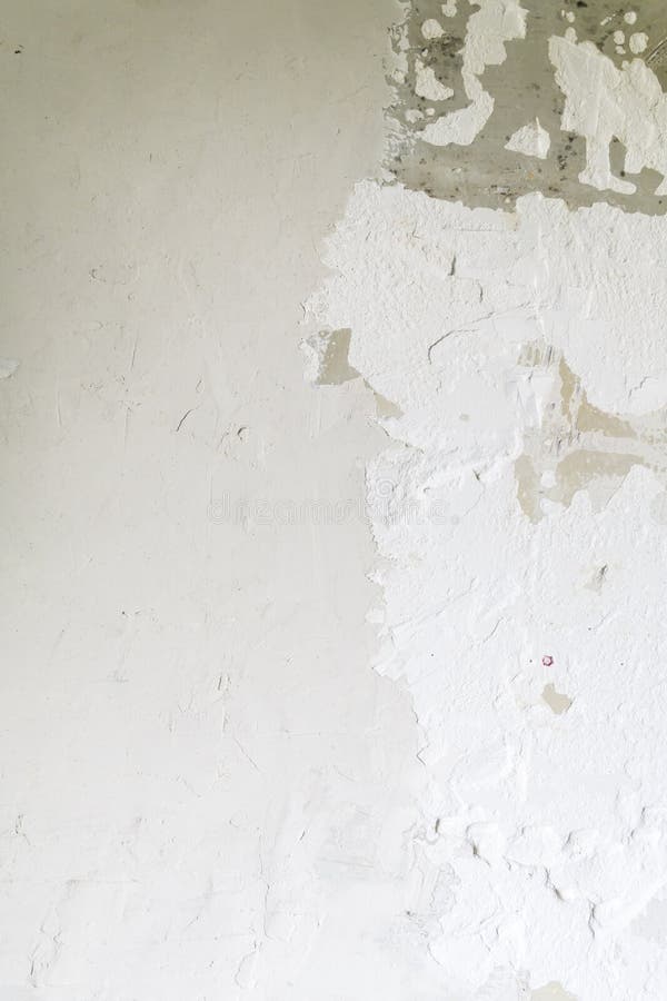 Intonaco Bianco Stracciato Strutturato Con Deformazione Del Foro ...