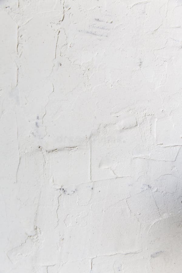 Intonaco Bianco Stracciato Strutturato Con Deformazione Del Foro ...