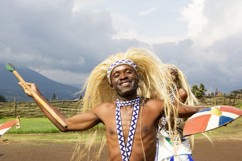 Intore dancer editorial stock image. Image of ceremonies - 19966649