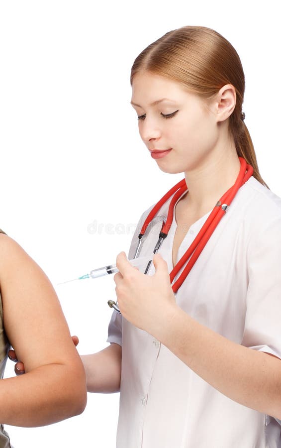 Intramusculaire injectie stock afbeelding. Image of gezond - 79072551