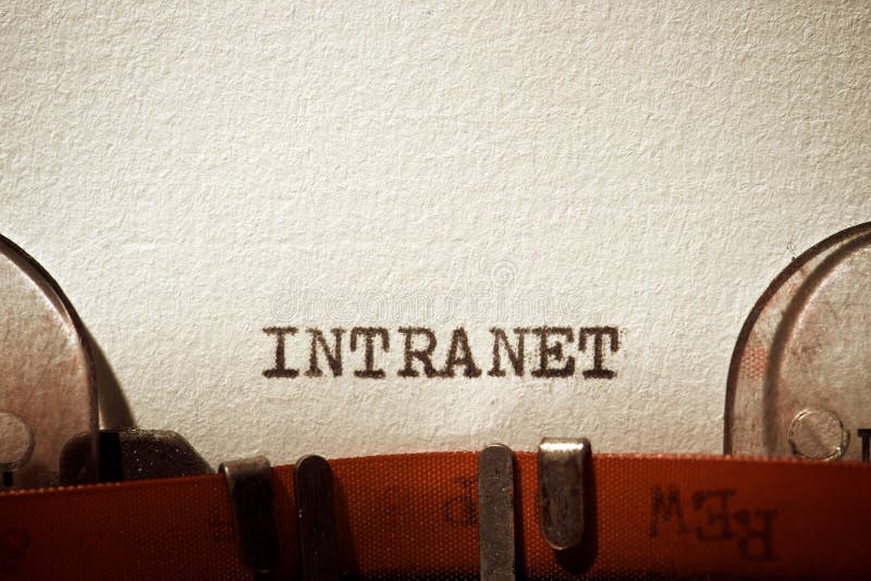 Intranet concept view stock photo. Image of retro, text - 266046944
