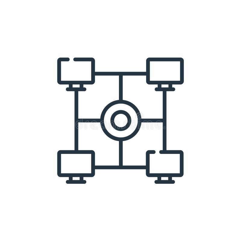 Intranet Vector Icon Set. Browser Illustration Sign Collection ...