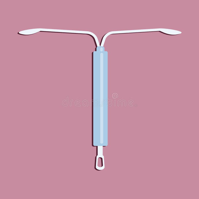 Intrauterine Device Icon stock vector. Illustration of gynecology ...