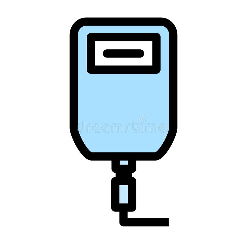 Intravenous Fluid Color Version Stock Vector - Illustration of sign ...