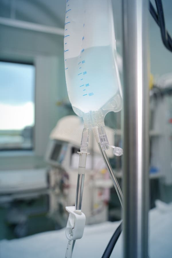 Intravenous Infusion System in X-ray Unit Stock Photo - Image of ...