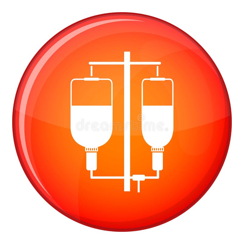 Infusion Icon. Intravenous Bag, Blood, Drip. Medical Help Concept Stock ...