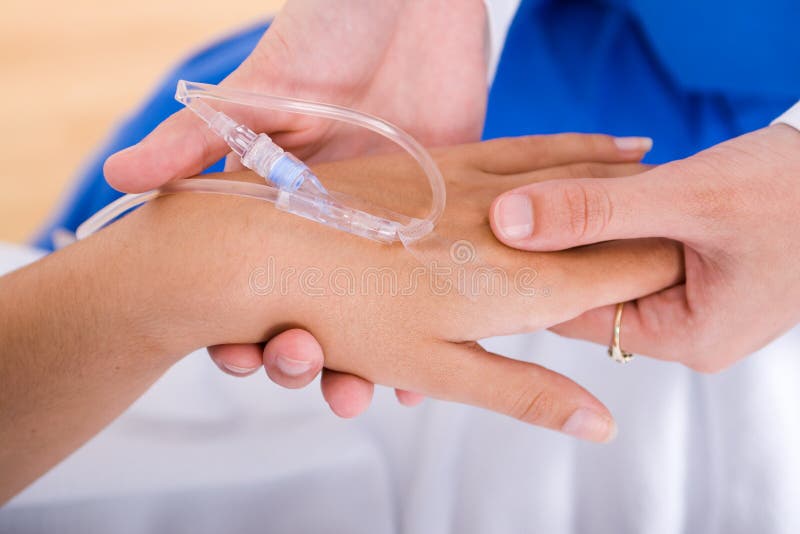 Intravenous Injection Royalty Free Stock Photo - Image: 8095385