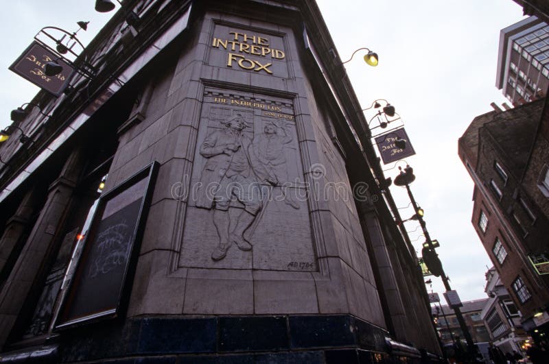 The Intrepid Fox Pub, London Editorial Photo - Image of urban, outside ...