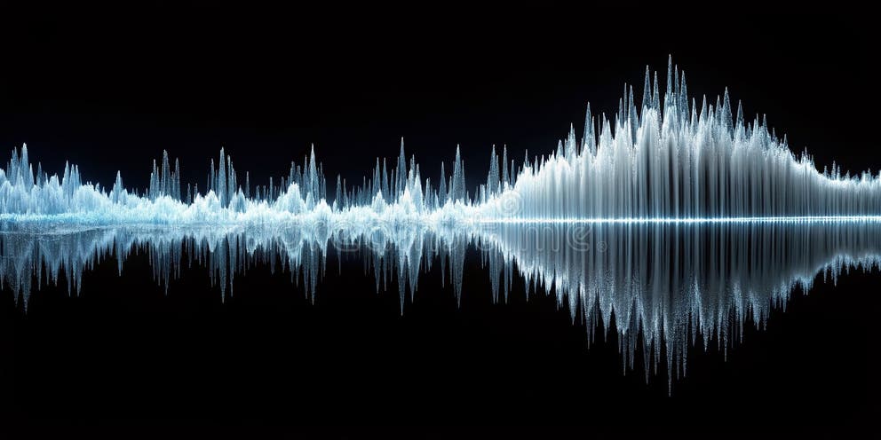Intricate Abstract Audio Visualization a Macro Generative AI ...