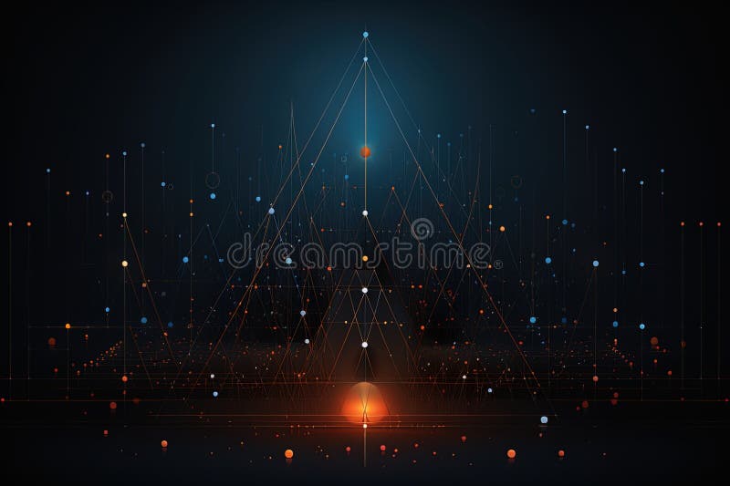 Intricate Abstract Background of Metric Data Interpretations and ...