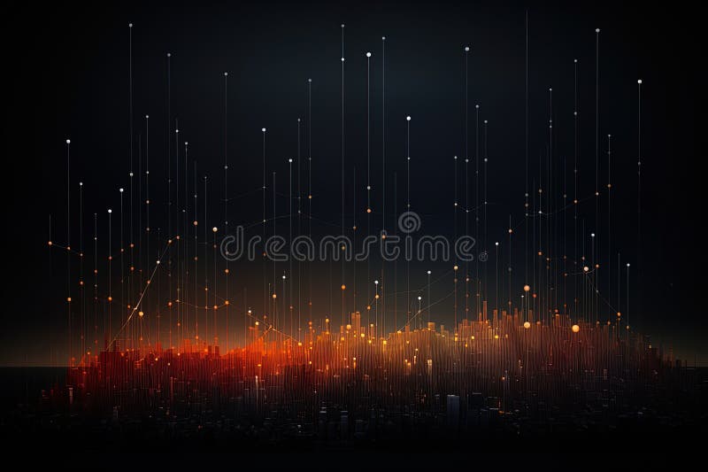 Intricate Abstract Background of Metric Data Interpretations and ...