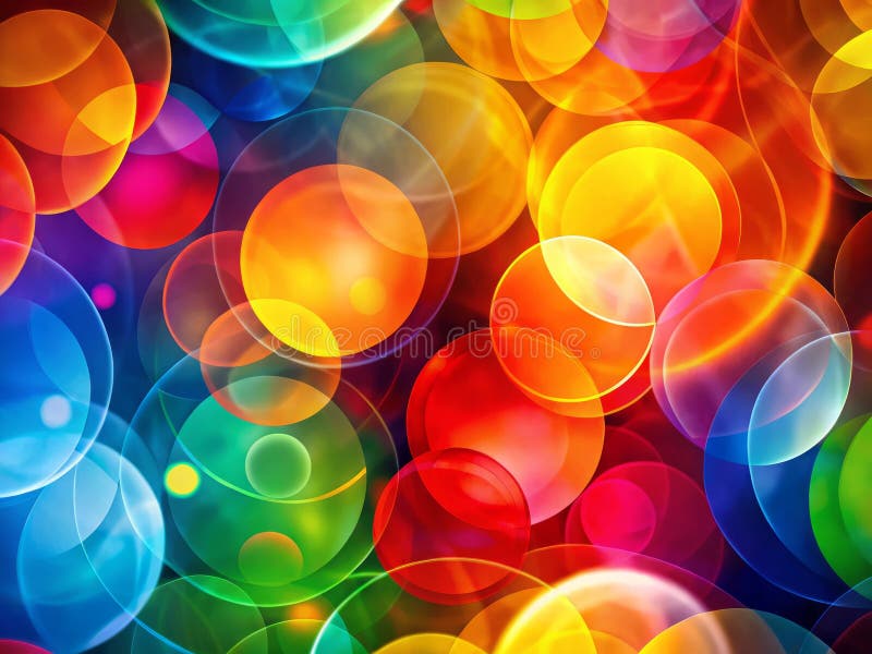 Intricate Abstract Circle Design a CloseUp Exploration of Overlapping ...