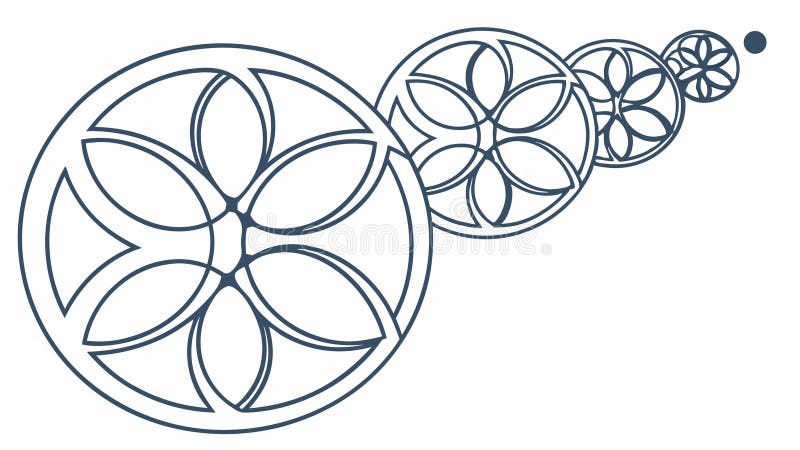 Intricate Abstract Circular Patterns Vector Design Generative Ai Stock Vector Illustration Of