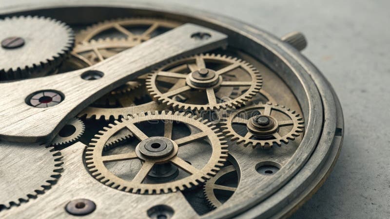 Intricate Abstract Clockwork Mechanism Displaying the Complex Beauty of ...