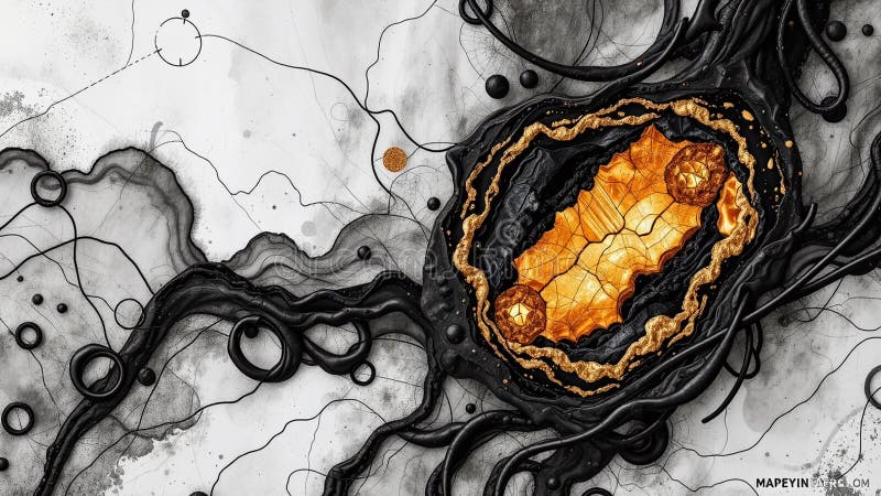 Intricate Abstract Design a Deep Dive into Shapes and Textures ...