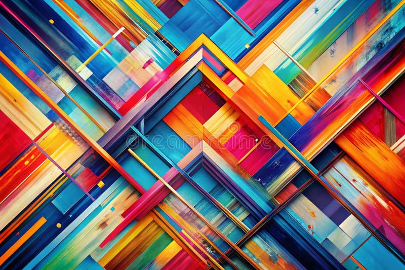 Intricate Abstract Geometric Design a Stunning Visual Feast of ...