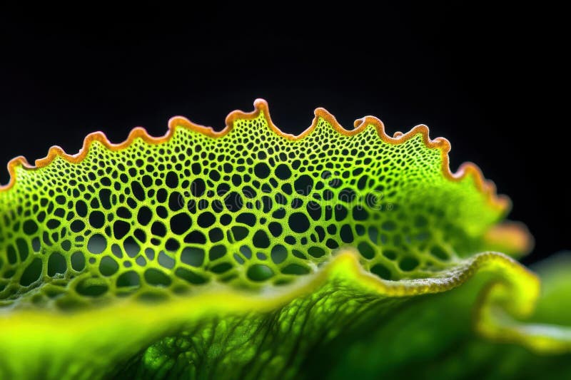 Intricate Algae Structures Reveal Stunning Patterns in Vivid Greens ...