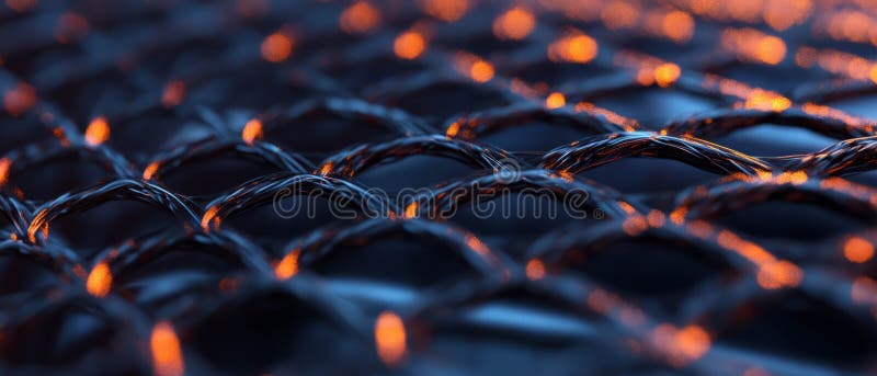 Intricate Aluminum Wire Mesh Texture Highlighting Flexibility and ...