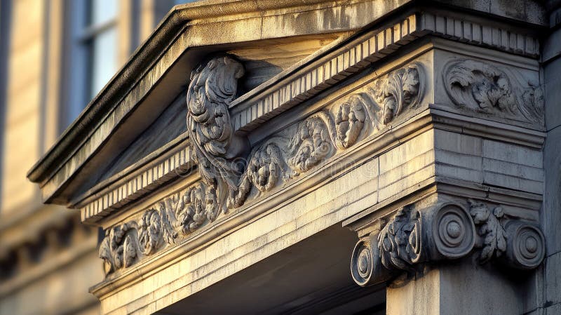 Intricate Architectural Detail: Historical Building Design with ...