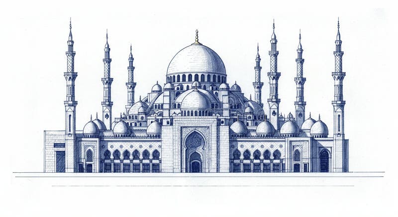 Prominent Large Central Dome Stock Illustrations – 255 Prominent Large ...