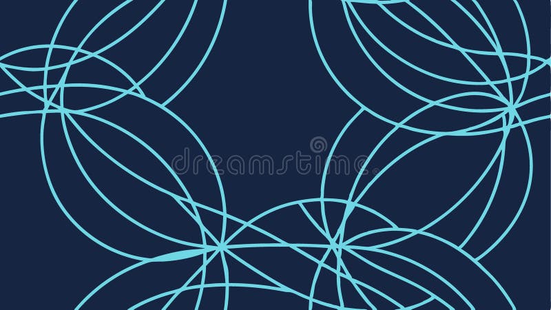 Intricate Blue Line Patterns Create a Captivating Abstract Design on a ...