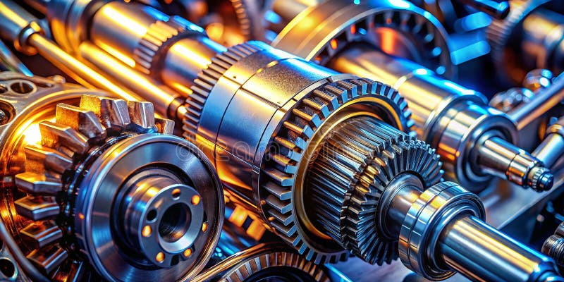 Intricate Automotive Engine Components a CloseUp Exploration of Mechanical Engineering Marvels ...